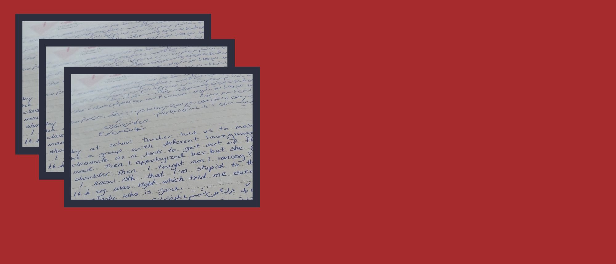 true. – weekly conversations around telling true stories